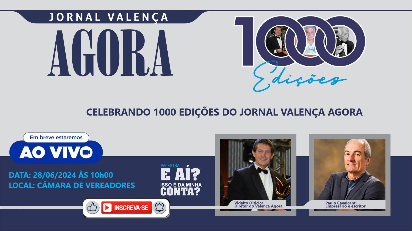 Valença Agora - » Transmissão| Celebrando 1000 edições do Jornal ...