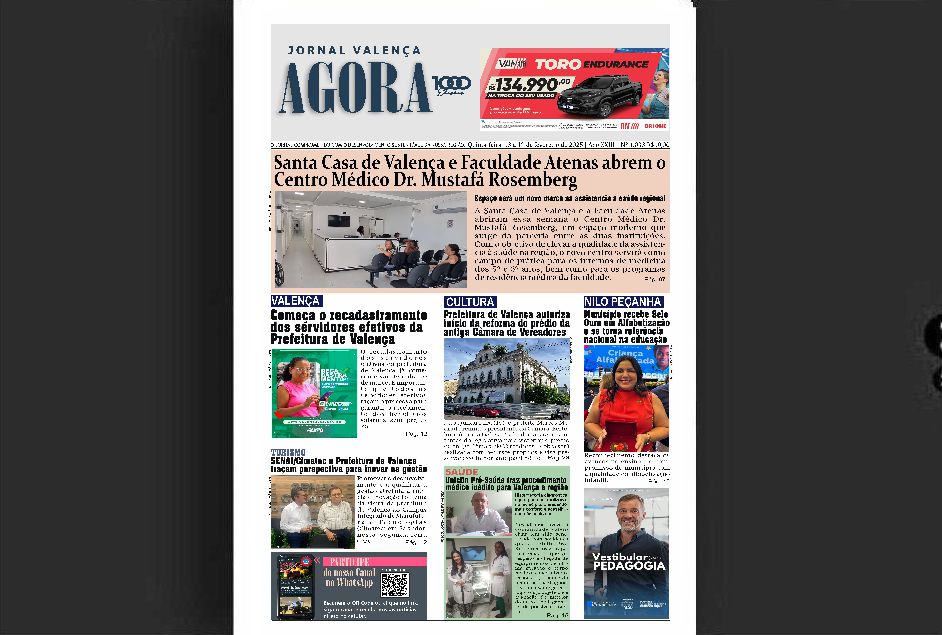 Valença Agora - » Jornal Valença Agora Edição nº. 1033
